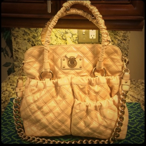 Marc Jacobs | Bags | Marc Jacobs Authentic Large Quilted Patent Leather ...